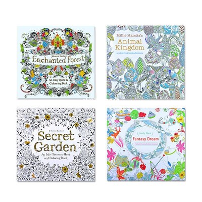 24 Pages Mandalas Coloring Books Notebook for Kids Adult Art