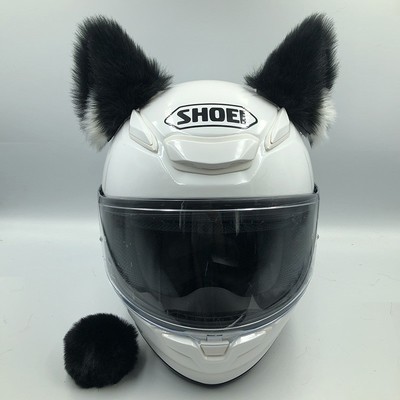 头盔装饰猫耳朵机车男女骑士