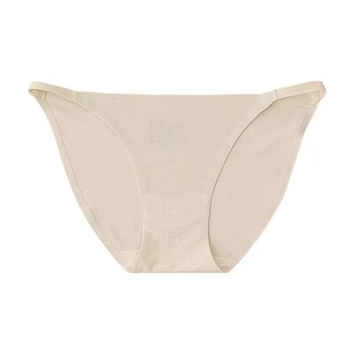 『Hottie』日系简约蕾丝透气舒适纯色一片式新款低腰少女内裤