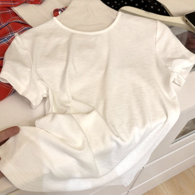 2026新款亲肤白色短袖tT恤