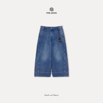 Q姐 设计师“松弛漫步”天丝棉立裁廓形感牛仔 53P179