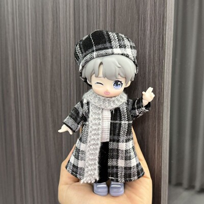 秋冬毛呢ob11娃衣8分bjd12分套装16-17cm出逃体YMY-gsc阿巳体衣服