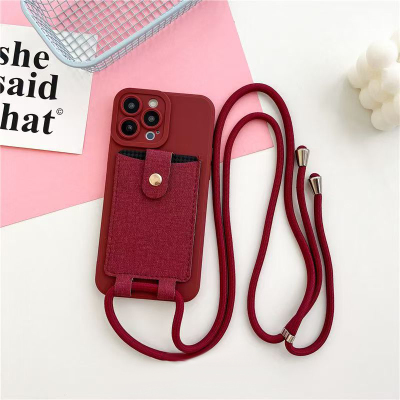 Redmi适用小米15手机壳turbo4卡包Civi3零钱卡套K50K60K70K80至尊版Ultra红米Note14 12 13R挂绳14C斜挎背10A