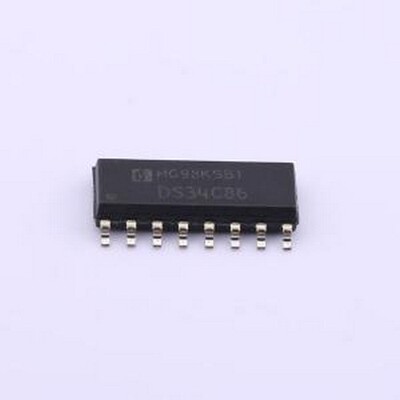 DS34C86M/TR RS-485/RS-422芯片 DS34C86四通道CMOS差分线接收器