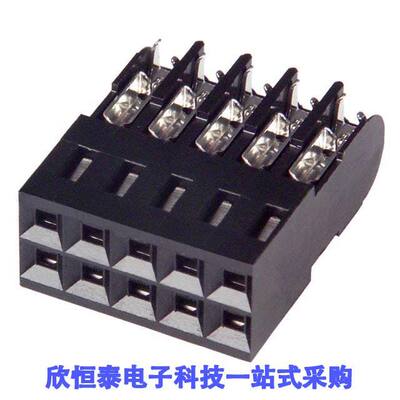 5-102448-3连接器 《 CONN RCPT 10P IDC 20-22AWG GOLD    》