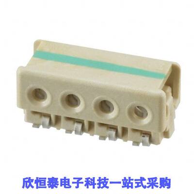 2-2106431-4连接器 《 CONN WIRE IDC 4POS 22AWG SMD RA    》