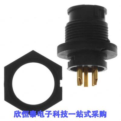 EN3P5FX连接器 《 CONN RCPT FMALE 5P GOLD SLDR CUP    》