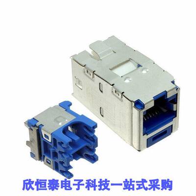 CJSK6X88TGBU连接器 《 MINI-COM KEYED MODULE, CAT 6A, S    》