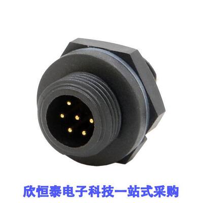 21006515-03连接器 《 MINI SERIES 6PIN REAR PANEL MOUN    》