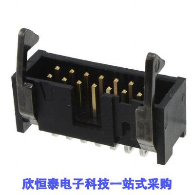 1761609-5连接器 《 CONN HEADER R/A 14POS 2.54MM    》
