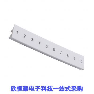 1050017:0001连接器 《 CONN ACC MARKER STRIP PREPRINT    》