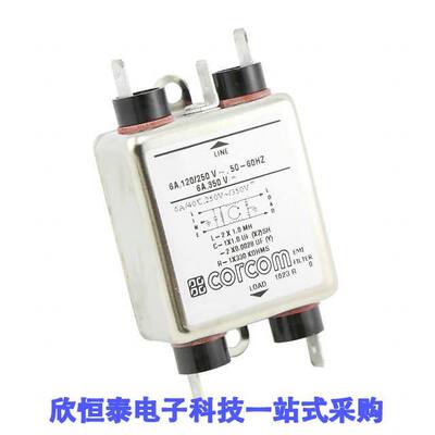 1-1609034-1滤波器 《 LINE FILTER 250VDC/VAC 6A CHASS    》