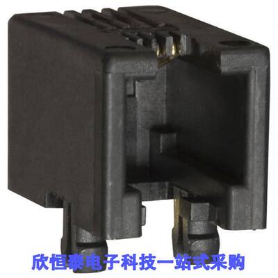 87180-044LF连接器 《 CONN MOD JA【 4P4C R/A UNSHLD    》