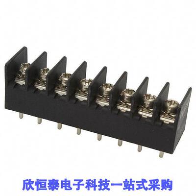 1546657-8连接器 《 CONN BARRIER STRIP 8CIRC 0.25