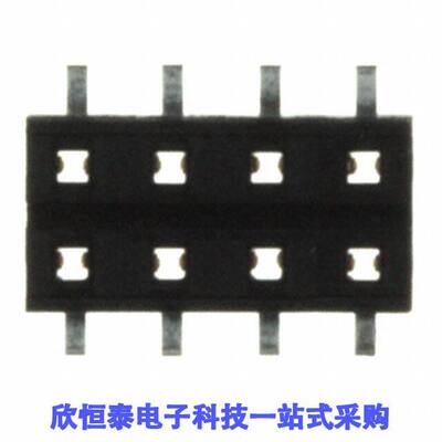 55508-108LF连接器 《 CONN RCPT 8POS 0.079 GOLD SMD    》