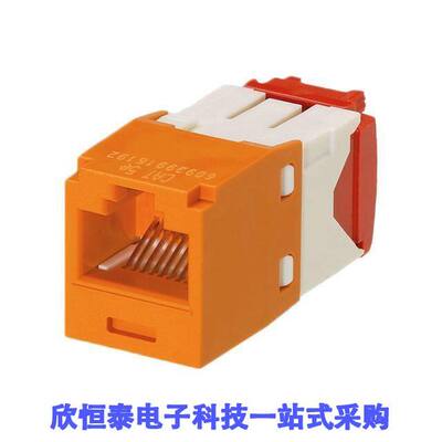 CJ5E88TGOR-24连接器 《 MINI-COM MODULE, CAT 5E, UTP, 8    》