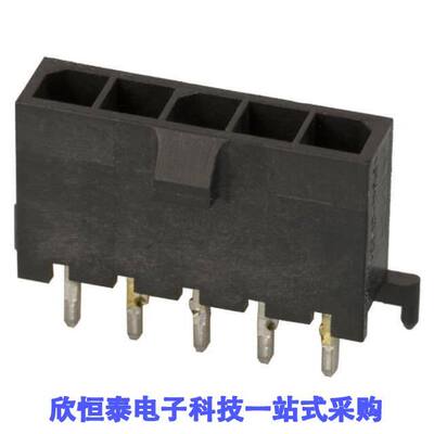 2-1445050-5连接器 《 CONN HEADER VERT 5POS 3MM    》