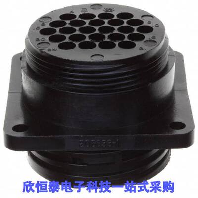 206838-3连接器 《 CONN RCPT HSNG MALE 24POS PNL MT    》