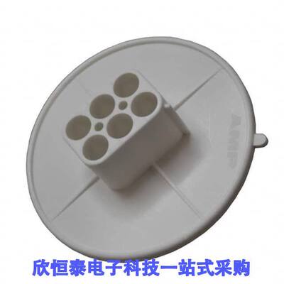 794760-1连接器 《 CONN CAP RCPT 6POS UMNL FLANGE    》