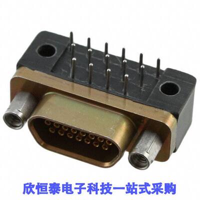 MDM-15SCBRP连接器 《 CONN MICRO-D RCPT 15POS R/A SLDR    》