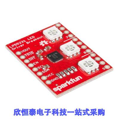 BOB-13884开发板 《 LED DRIVER BREAKOUT - LP55231    》