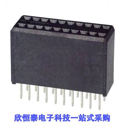 5-104078-1连接器 《 CONN RCPT 20POS 0.05 GOLD PCB    》