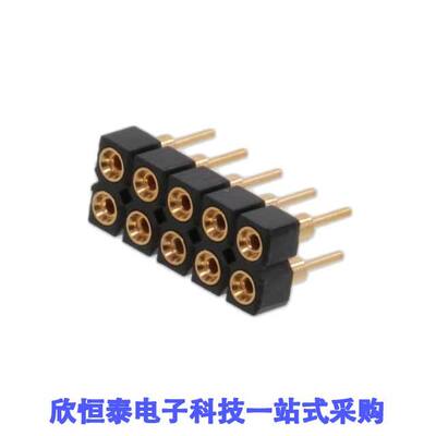 SD-105-G-2连接器 《 CONN RCPT 10POS 0.1 GOLD PCB    》