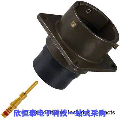 MS3122E-12-3P连接器 《 CONN RCPT MALE 3POS GOLD CRIMP    》