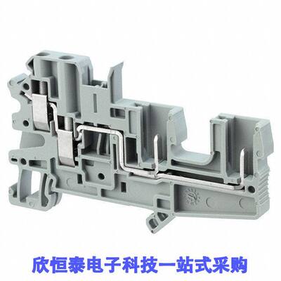 3060296连接器 《 TERM BLK PLUG 4POS 6.2MM GRAY    》