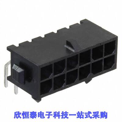 4-794619-2连接器 《 CONN HEADER R/A 12POS 3MM    》