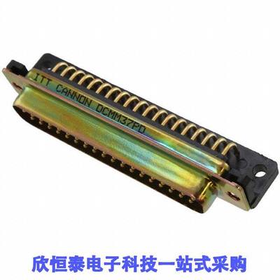 DCMM-37P-D连接器 《 CONN D-SUB PLUG 37POS R/A SOLDER    》