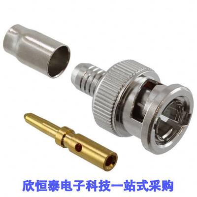 031-71035连接器 《 CONN BNC PLUG STR 75 OHM CRIMP    》