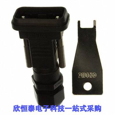 165X14819XE连接器 《 CONN BA【SHELL 9POS 180DEG BLA【    》