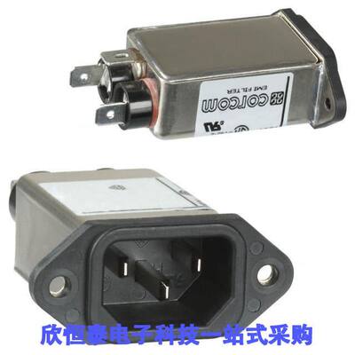 6609017-1连接器 《 PWR ENT RCPT IEC320-C14 PANEL QC    》