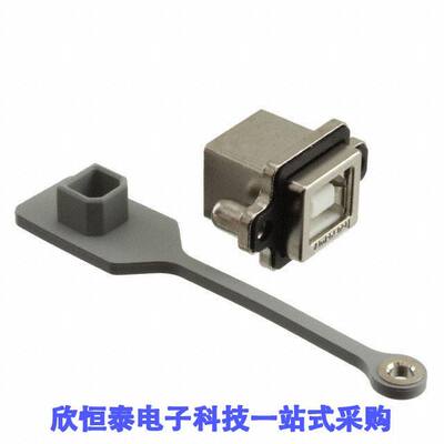 MUSBD111M1连接器 《 CONN RCPT USB2.0 TYPEB 4P PCB RA    》