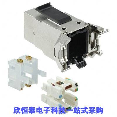 RV6MJKSME-S1连接器 《 REVCONN CAT6+ JA【 METAL    》
