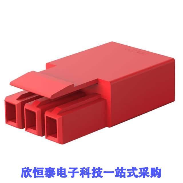 2834054-4连接器 《 PLUG, 3P LATCHED POKE-IN WTW CON 》