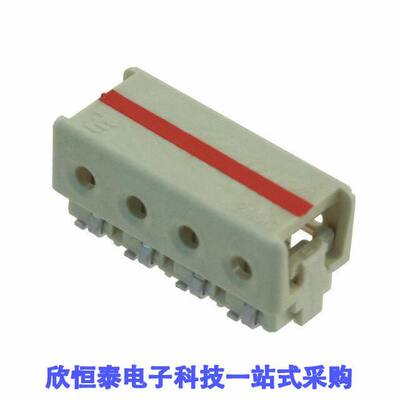 3-2106431-4连接器 《 CONN WIRE IDC 4POS 24AWG SMD RA    》