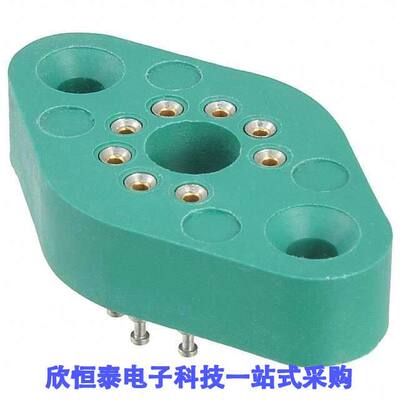 0804MC连接器 《 CONN TRANSIST TO-3 8POS GOLD    》