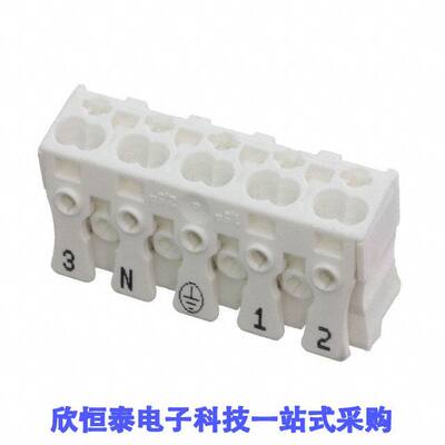 045015连接器 《 CONN LUMINAIRE 5POLE W/PRNT    》