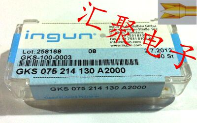 INGUN英钢探针GKS075 214 130A2000（大四爪梅花头）1.0mm测试针