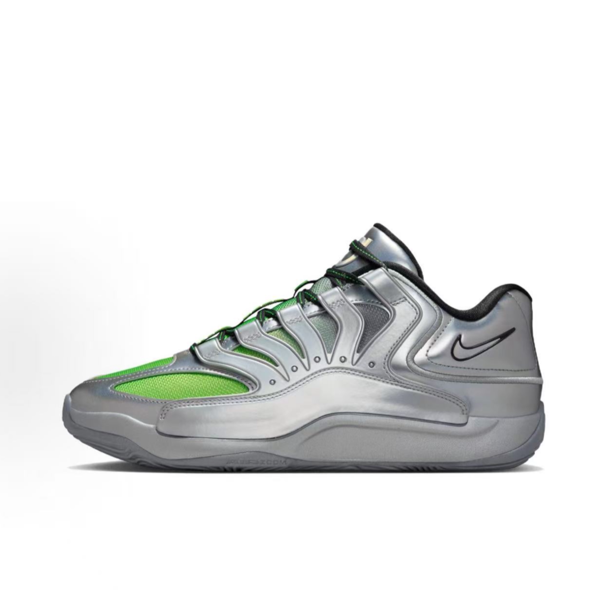 NIKE/耐克 KD 18 EYBL 舒适防滑耐磨低帮灰银色篮球鞋 IF2518-001