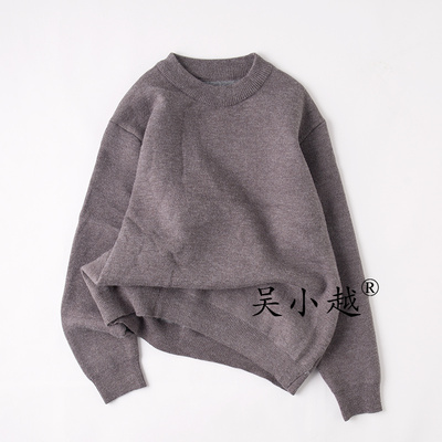 吴小越w1746儿童毛衣开衫百搭神器洋气秋冬新款男童原宿风文艺范