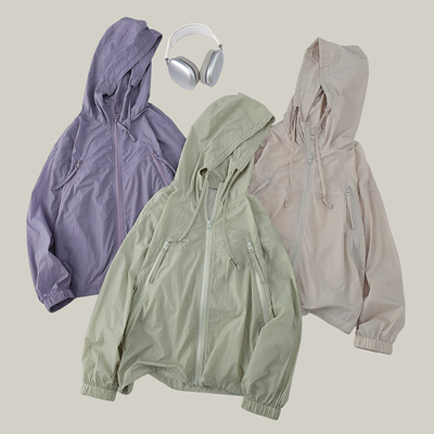 吴小越w2207男童连帽外套中大童夏装儿童透气防晒空调衫薄款时尚