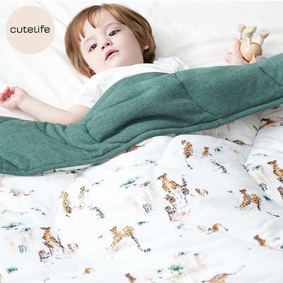 cutelife婴儿被子四季通用空调被