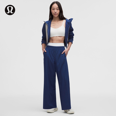 Breezily™女士中腰长裤 速干芯吸*亚洲版型丨lululemon丨LW5IXBA