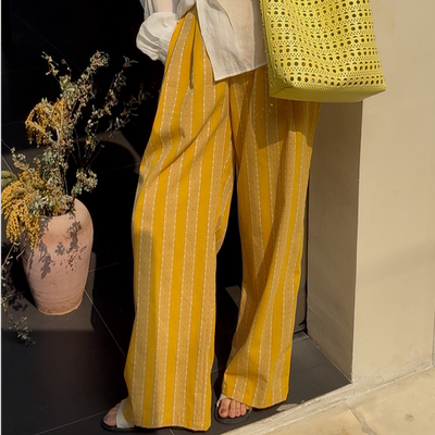 阔腿裤民族风长裤2025年春季