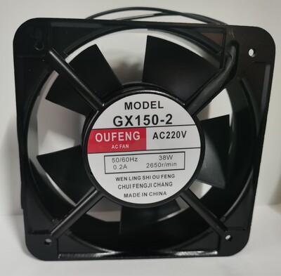 OUFENG轴流风机GX150-2 220V 0.2A 38W 15CM 15050散热风扇