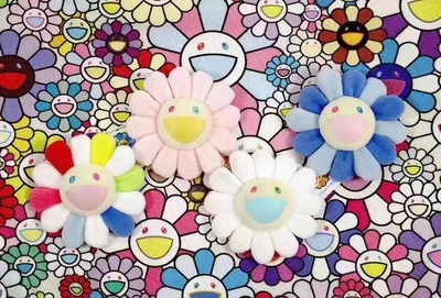 kaikaikiki村上隆太阳花挂件胸针华晨宇GD花花七彩小花胸针摆件