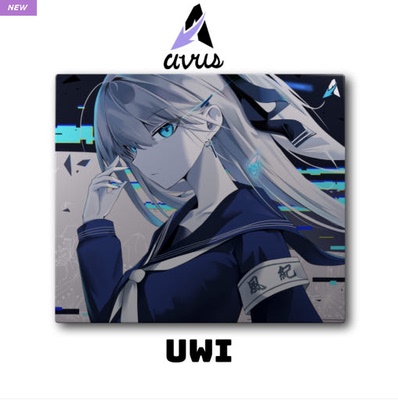 AvusGear UWI Padsmith Rabbit0合作款 2mm涂层平衡性玻璃鼠标垫
